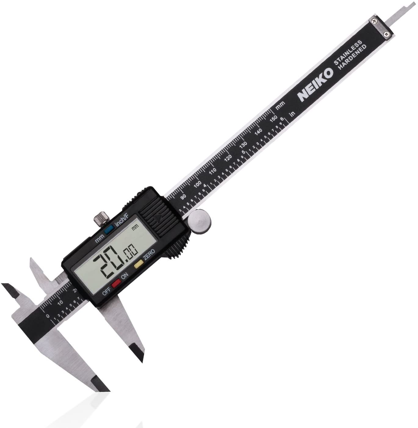 NEIKO 01407A Electronic Digital Caliper Measuring Tool, 0-6 Inches Sta ...