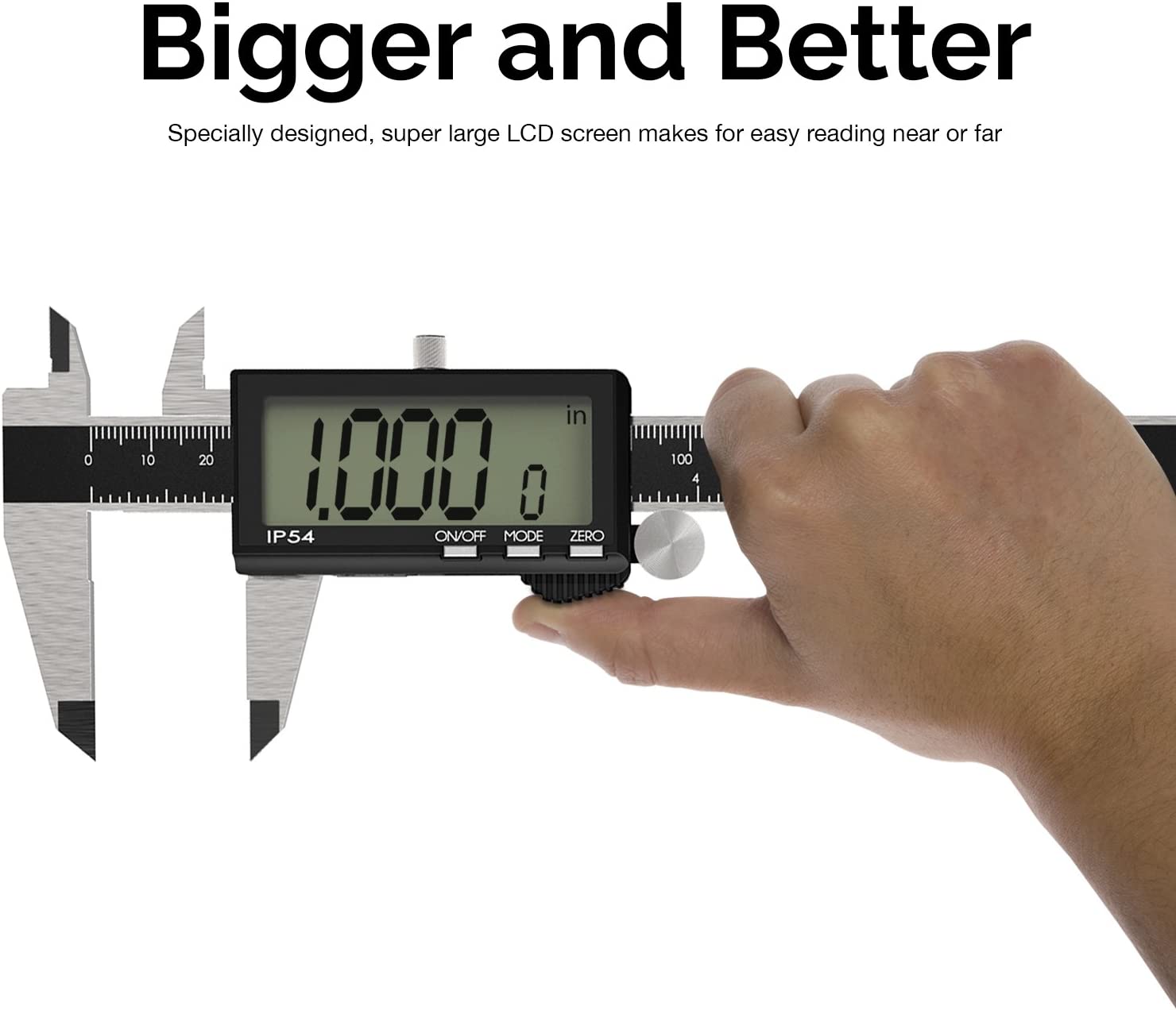 NEIKO 01401A 6-Inch Electronic Digital Caliper, Stainless Steel, Extra ...