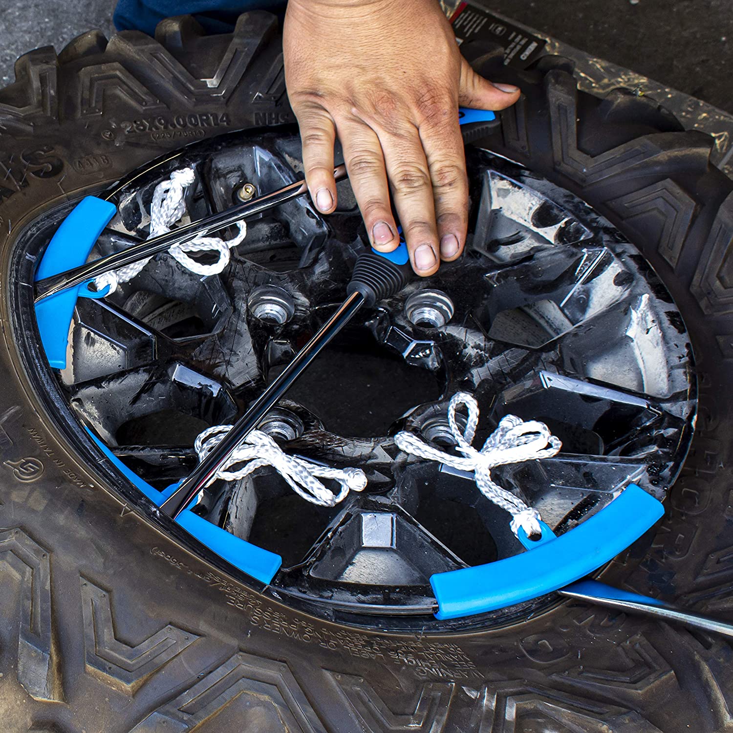 NEIKO 20601A 14.5” Steel Tire Spoons Tool Set, Tire Tools Include 3 Pi ...